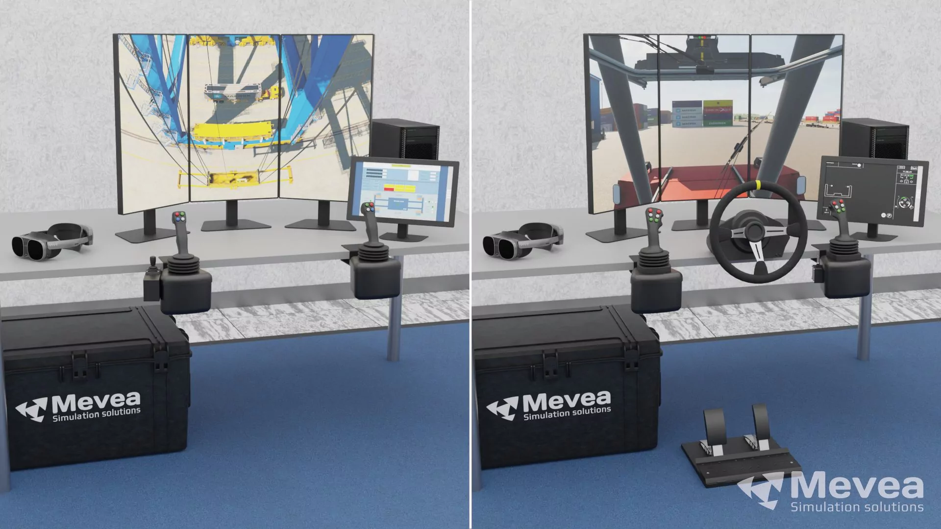 Mevea Desktop Crane Simulator Platform | Mevea Digital Twin Technology