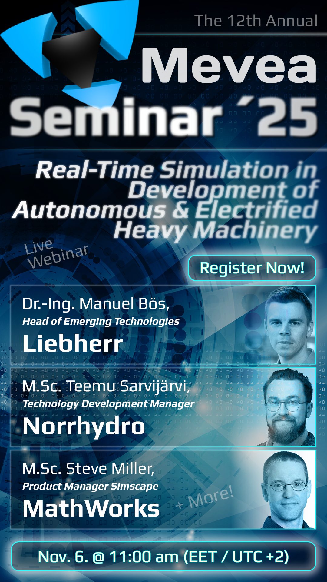 Registration Open: Mevea Virtual Seminar 2025 On Nov. 6th! - Mevea